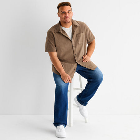 Click here for mutual weave Mens Short Sleeve Regular Fit Stretch... prices