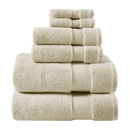 Madison Park Signature Splendor Cotton 6-Pc. Bath Towel Set - Taupe