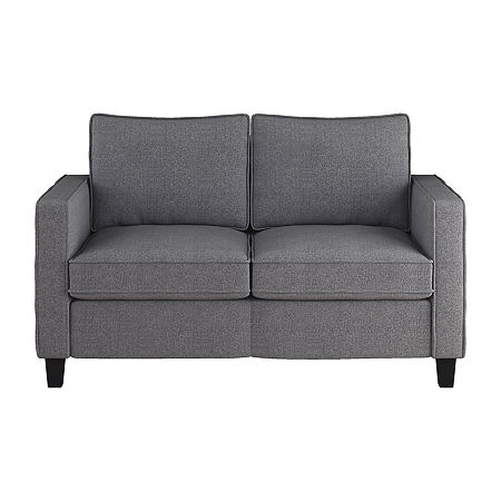 Click here for Georgia Upholstered Loveseat  One Size  Gray prices