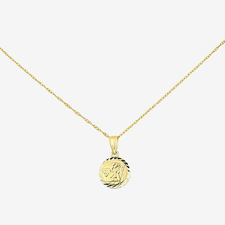 Click here for Girls 14K Gold Angel 15 Inch Pendant Necklace  One... prices