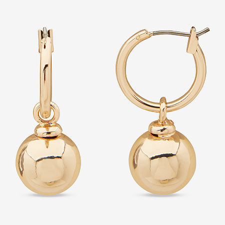 Click here for Worthington Womens 30.5mm Hoop Earrings  One Size... prices