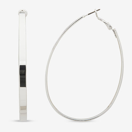 Click here for Worthington Womens 63.5mm Hoop Earrings  One Size... prices