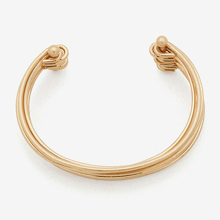 Click here for a.n.a Gold Tone Bangle Womens Cuff Bracelet  One S... prices
