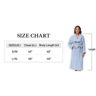 INK+IVY Womens Long Sleeve Knee Length Robe - JCPenney