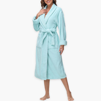 INK+IVY Womens Long Sleeve Knee Length Robe - JCPenney