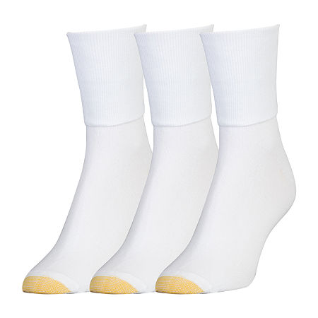 Click here for Gold Toe Casual Womens Multi-Pack 3 Pair Turncuff... prices