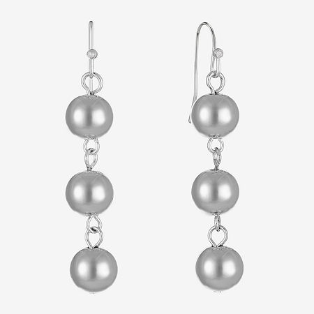 Click here for Liz Claiborne Linear Womens Round Drop Earrings  O... prices