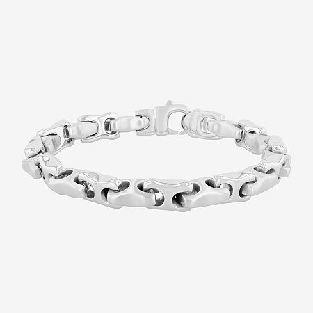 Click here for Mens Stainless Steel 9 Inch Solid Link Chain Brace... prices