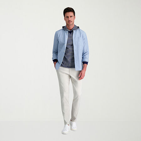 Click here for Haggar Life Khaki Mens Comfort Waistband Slim Fit... prices