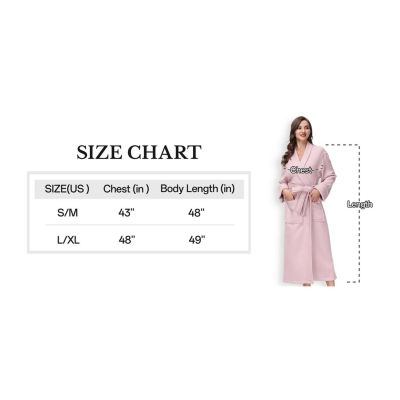 INK+IVY Womens Long Sleeve Long Length Robe - JCPenney