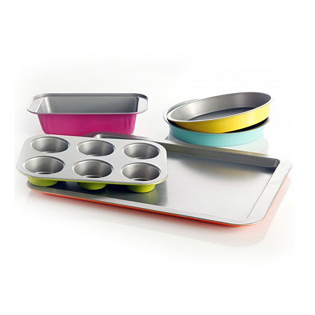 Click here for Gibson Home Color Splash Lyneham 5-pc. Carbon Stee... prices