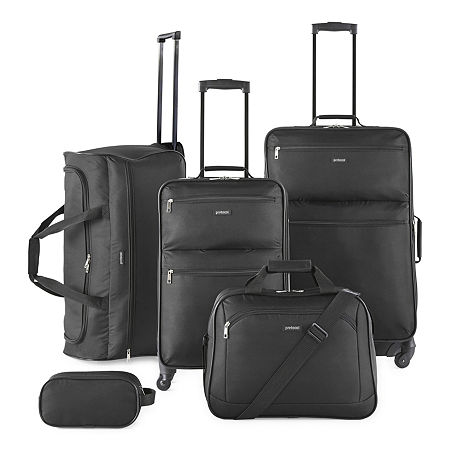 Click here for Protocol Bowden Softside 5-pc. Luggage Set  One Si... prices