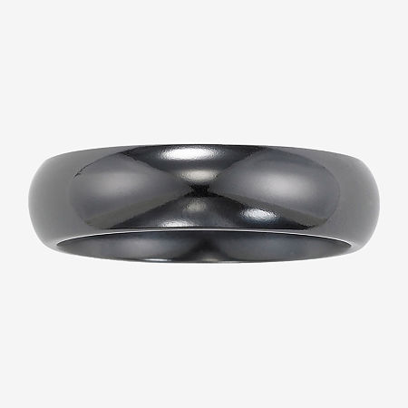 Click here for Mens 6mm Wedding Band Titanium  13  Black prices