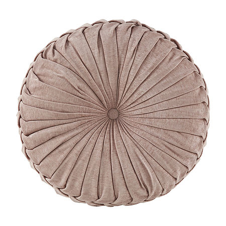 Intelligent Design Loretta Chenille Decorative Floor Pillow  22 x 6 - Blush