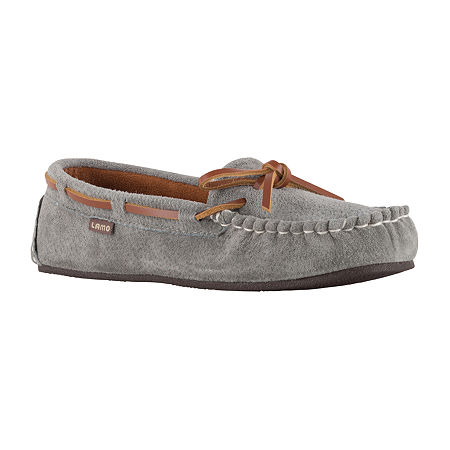 Click here for Lamo Womens Moccasin Slippers  5  Gray prices