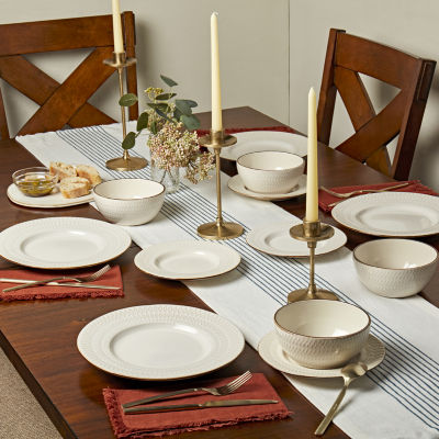 Tabletops Unlimited Taylor 12-pc. Stoneware Dinnerware Set TTU-A1131 ...