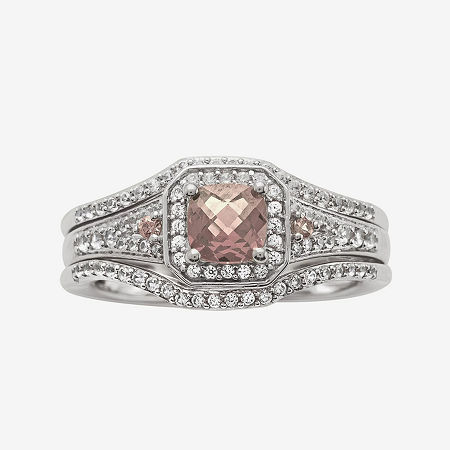 Click here for 1 1/4 CT. T.W. Diamond and Genuine Pink Morganite... prices