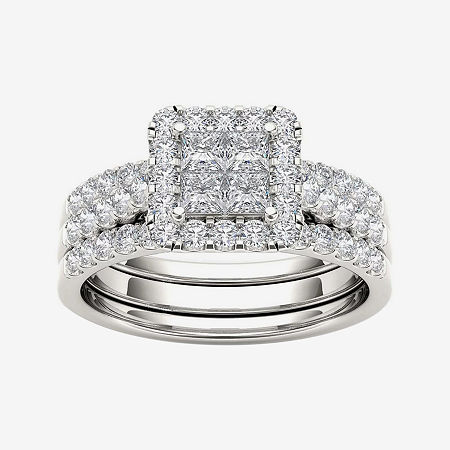 Click here for 1 1/4 CT.T.W. Natural Diamond 14K White Gold Brida... prices