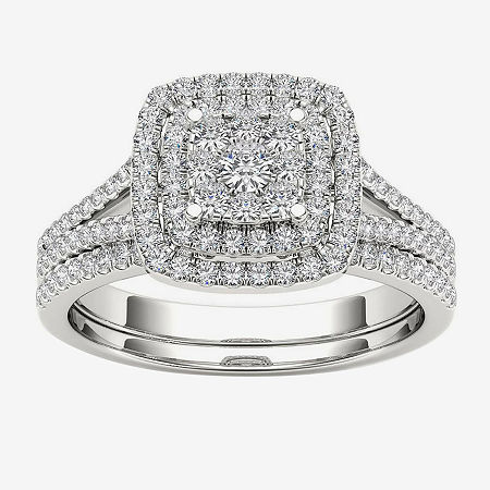 Click here for Womens 1/2 CT. T.W. Natural White Diamond 10K Whit... prices