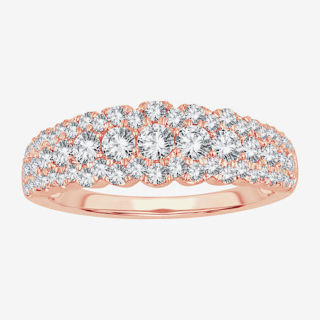 Click here for Womens 1 CT. T.W. Natural White Diamond 10K Rose G... prices