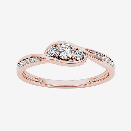 Click here for 1/5 CT.T.W. Natural Diamond 10K Rose Gold 3-Stone... prices
