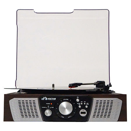 Click here for Victor Lakeshore Hybrid Turntable  One Size  Brown prices