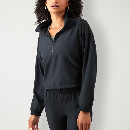Click here for Champion Womens High Neck Long Sleeve Woven Quarte... prices