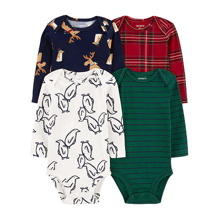 Click here for Carters Baby Boys Crew Neck Long Sleeve Rib 4-pc.... prices