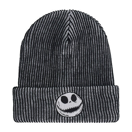 D100 Nbc Glow In The Dark Jack Striped Beanie - Blk/wht
