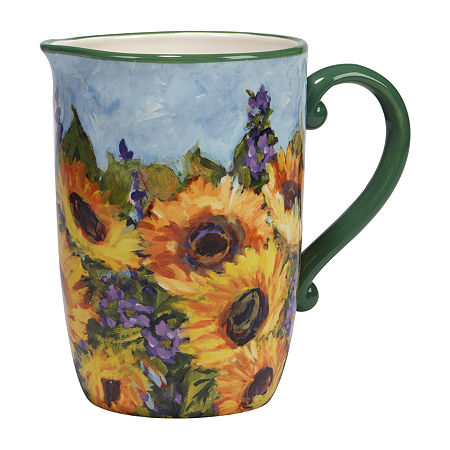 Certified International Sunflower Bouquet Pitcher