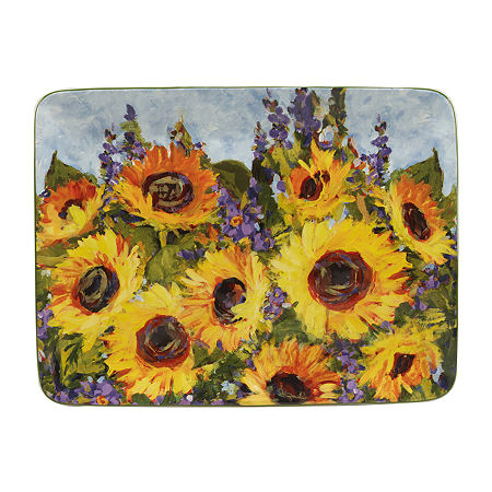 Click here for Certified International Sunflower Bouquet Rectangl... prices