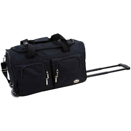 Click here for Rockland 22 Rolling Duffel Bag  One Size  Black prices