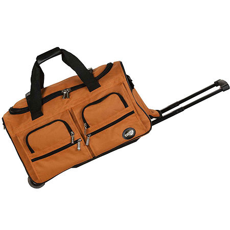 Click here for Rockland 22 Rolling Duffel Bag  One Size  Orange prices