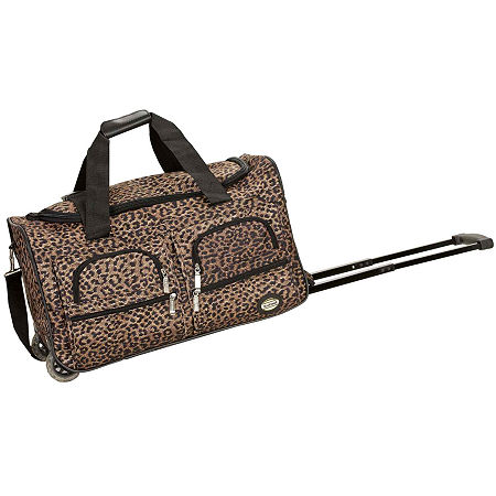 Click here for Rockland 22 Carry-On Rolling Duffle Bag - Leopard prices