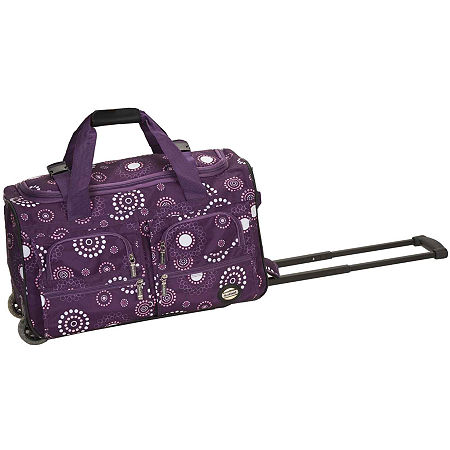 Click here for Rockland 22 Rolling Duffel Bag  One Size  Purple prices