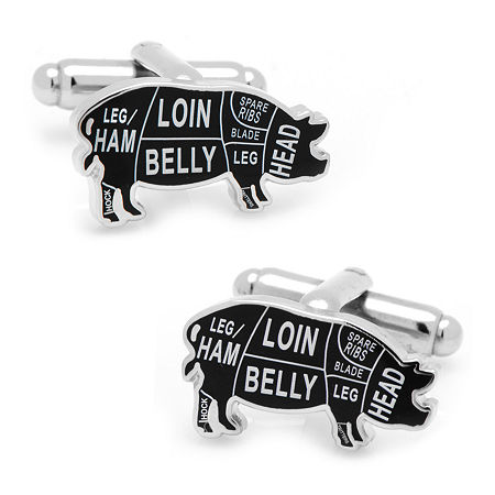Click here for Pork Butcher Cuts Cuff Links  One Size  Black prices