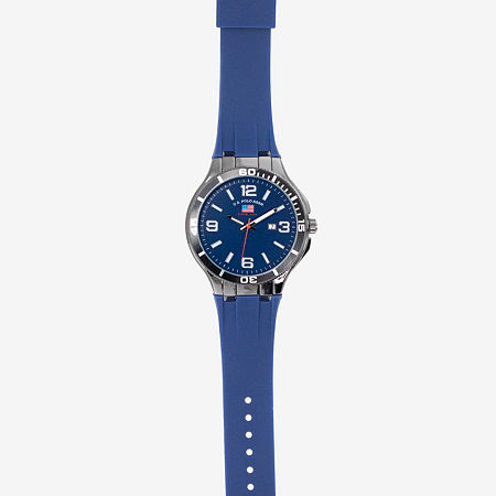 Click here for U.S. Polo Assn. Mens Blue Strap Watch Us9804jc  On... prices