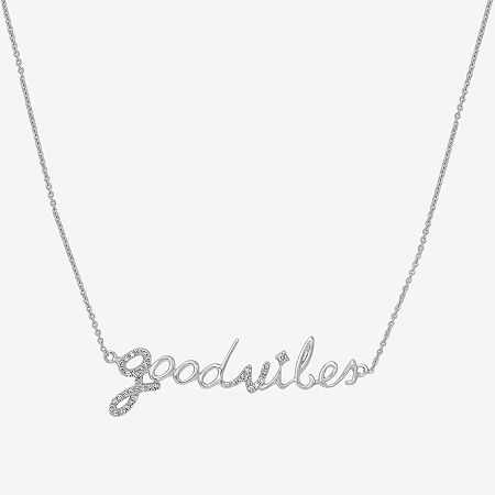 Click here for Good Vibes Womens 1/10 CT. T.W. Natural White Diam... prices