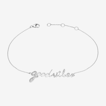 Click here for Good Vibes 1/10 CT.T.W. Natural Diamond 14K White... prices
