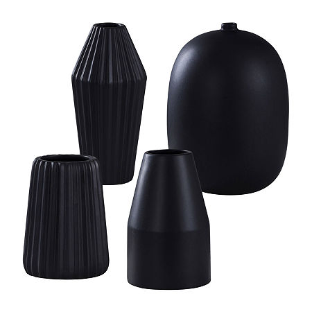 Click here for Stylecraft Dann Foley Black Ceramic 4-pc. Vase  On... prices