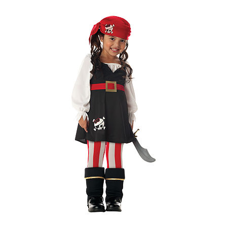 Click here for Toddler Girls Precious Lil Pirate Costume  4-6  Bl... prices