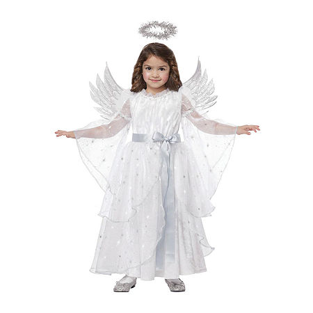 Click here for Toddler Girls Starlight Angel Costume  4-6  White prices