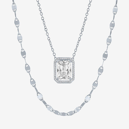 Click here for 2-pc.Birthstone Necklace Set in Sterling Silver  O... prices