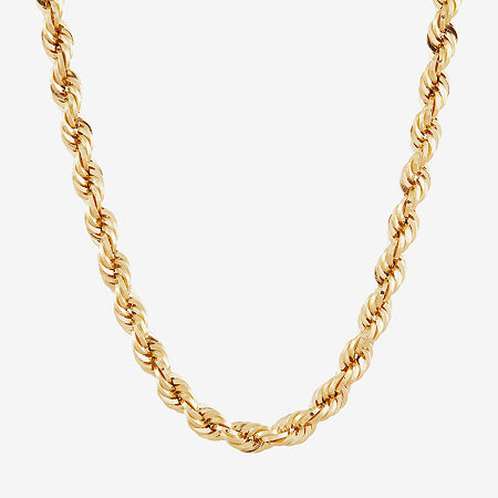 Click here for Mens 14K Gold 22 Inch Rope Chain Necklace  One Siz... prices