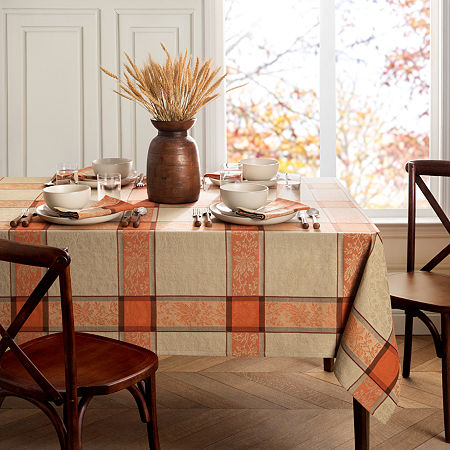 Click here for Elrene Autumnal Harvest Jacquard Tablecloth  60 x... prices
