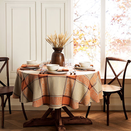 Click here for Elrene Autumnal Harvest Jacquard Tablecloth  60 x... prices