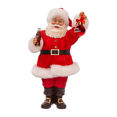 Kurt Adler 9.5 Coca-Cola Santa Ornament - Multicolored