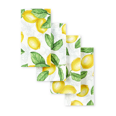 Click here for Martha Stewart Lots of Lemons 4-pc. Napkin Set  On... prices