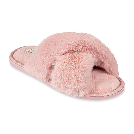 Click here for Jessica Simpson Plush Cross Womens Slip-On Slipper... prices