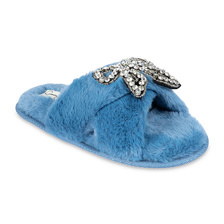 Click here for Jessica Simpson Beaded Bow Icon Plush Cross Womens... prices